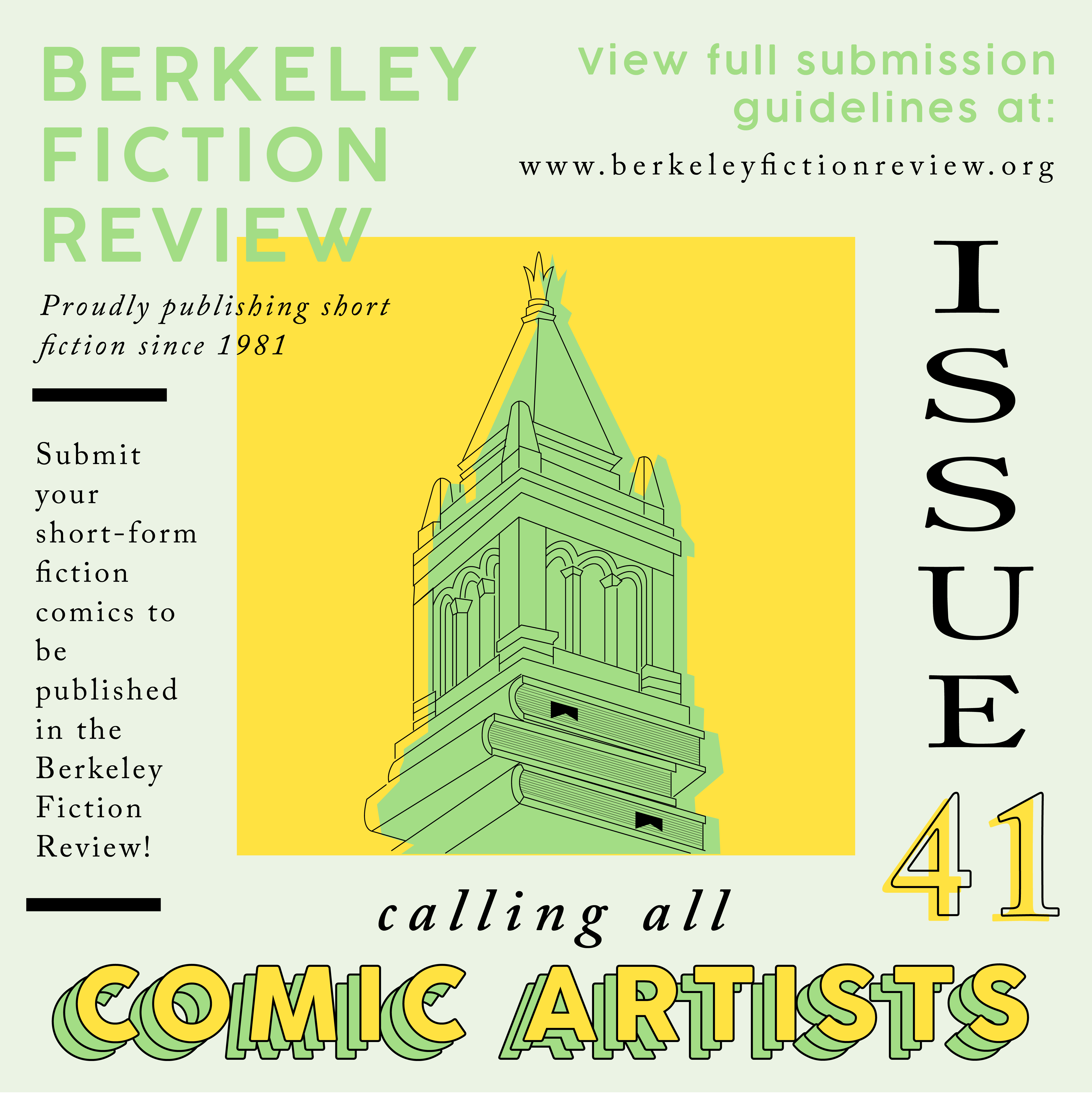 Comic Submissions Now Open! – Berkeley Fiction Review