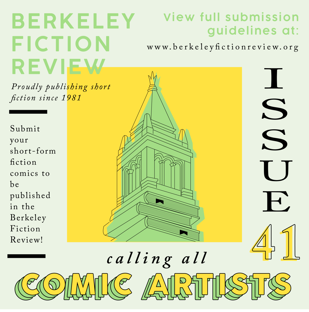 Comic Submissions Now Open! – BERKELEY FICTION REVIEW